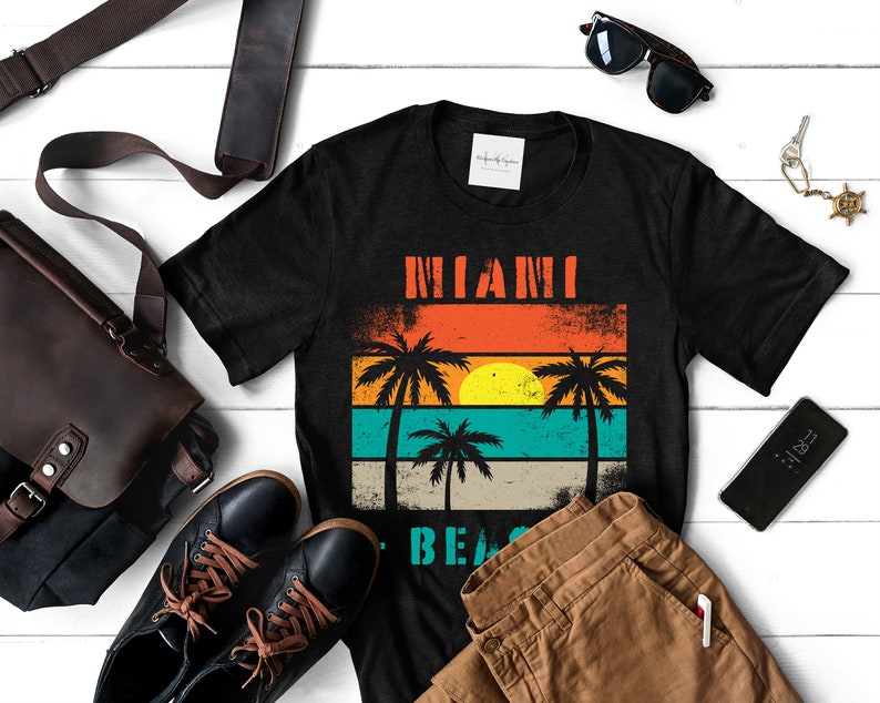 Miami Beach T-shirt, Miami Girls Trip Shirts, Miami Shirts Women, Miami ...