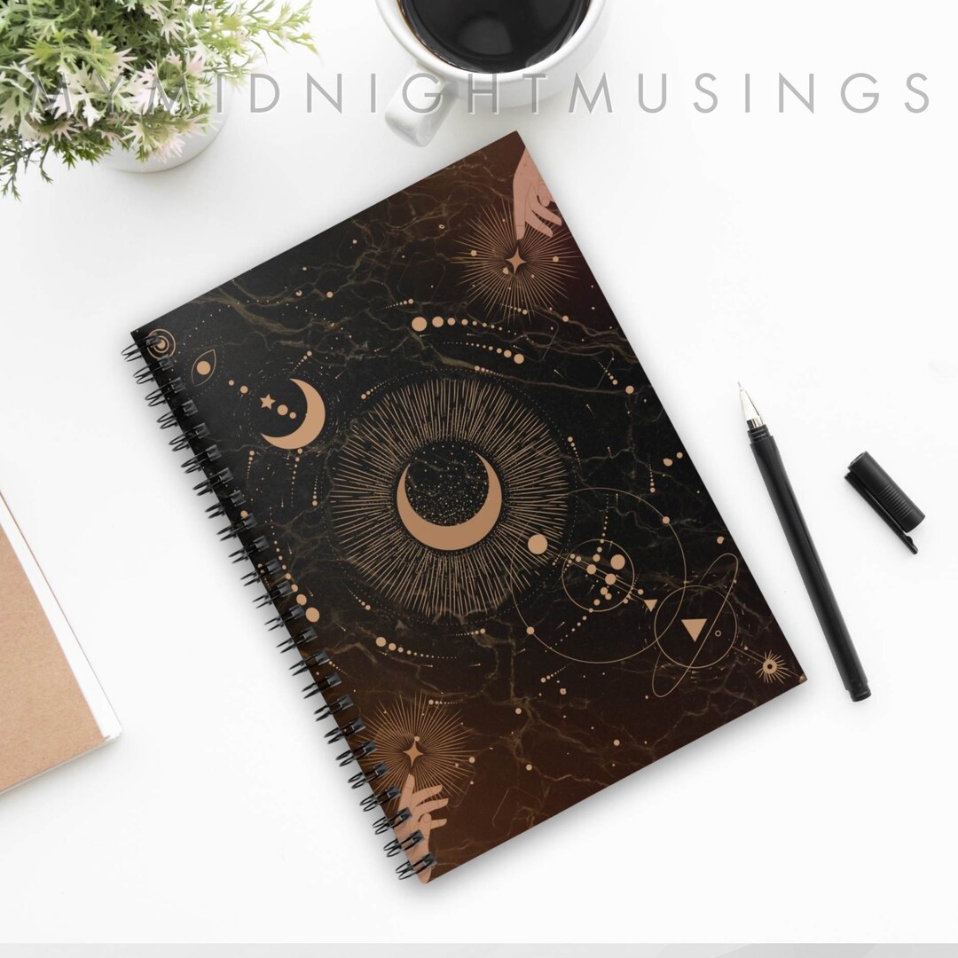 Unique Celestial Mystique Spiral Personal School Notebook, Cool ...