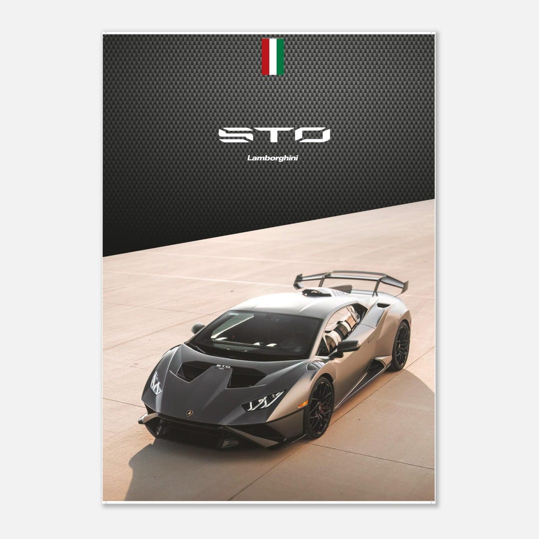 Lamborghini STO Poster - Etsy