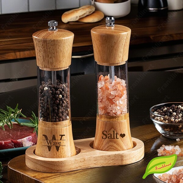 Wooden Salt Shaker - Etsy