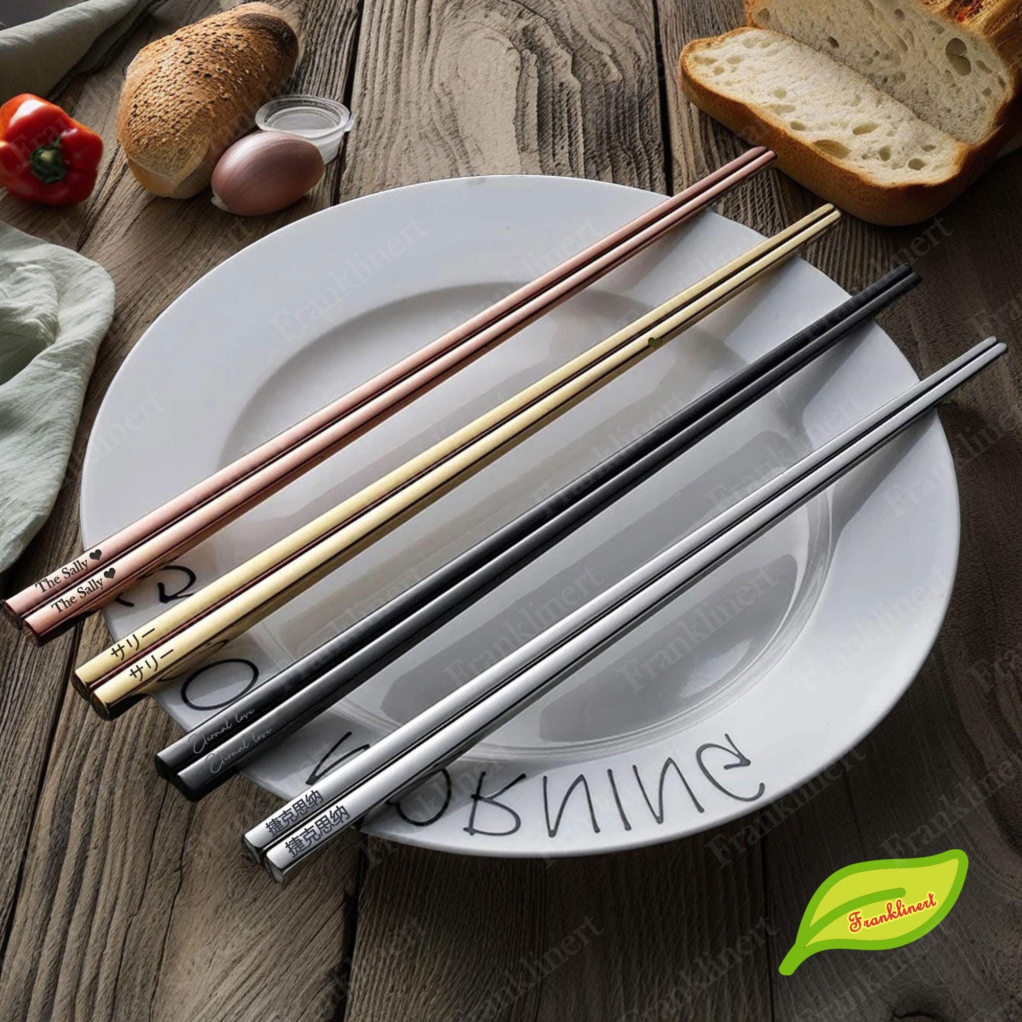 Metal Chopsticks Etsy