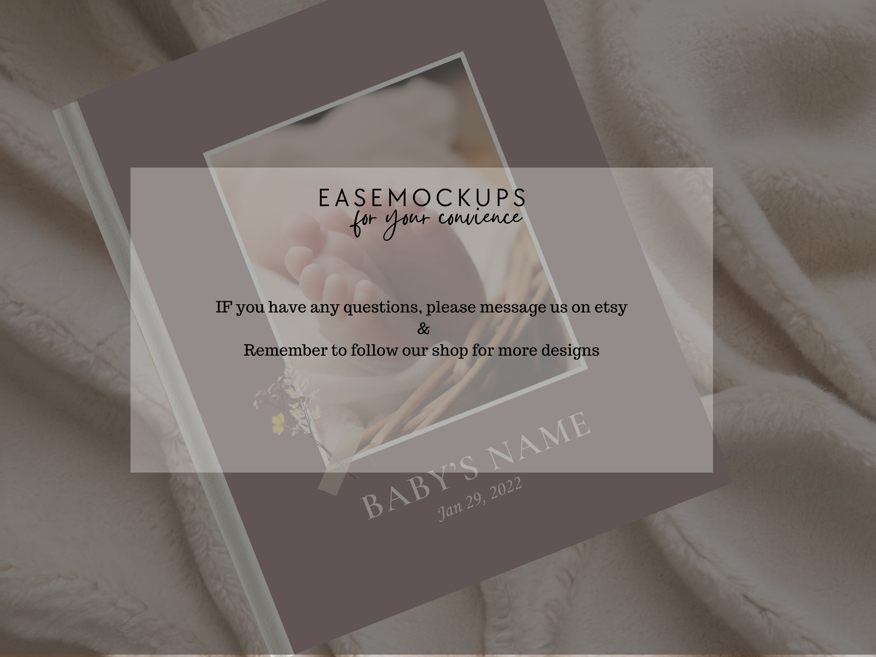 Digital Baby Book Template, Printable Baby Book, First Year Photo ...