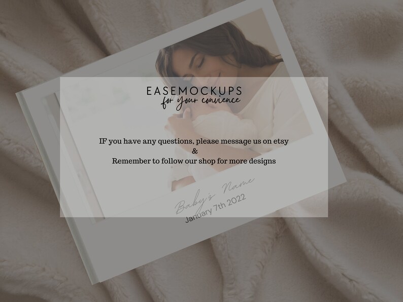 Digital Minimal Baby Book Template, Printable Baby Book, First Year ...