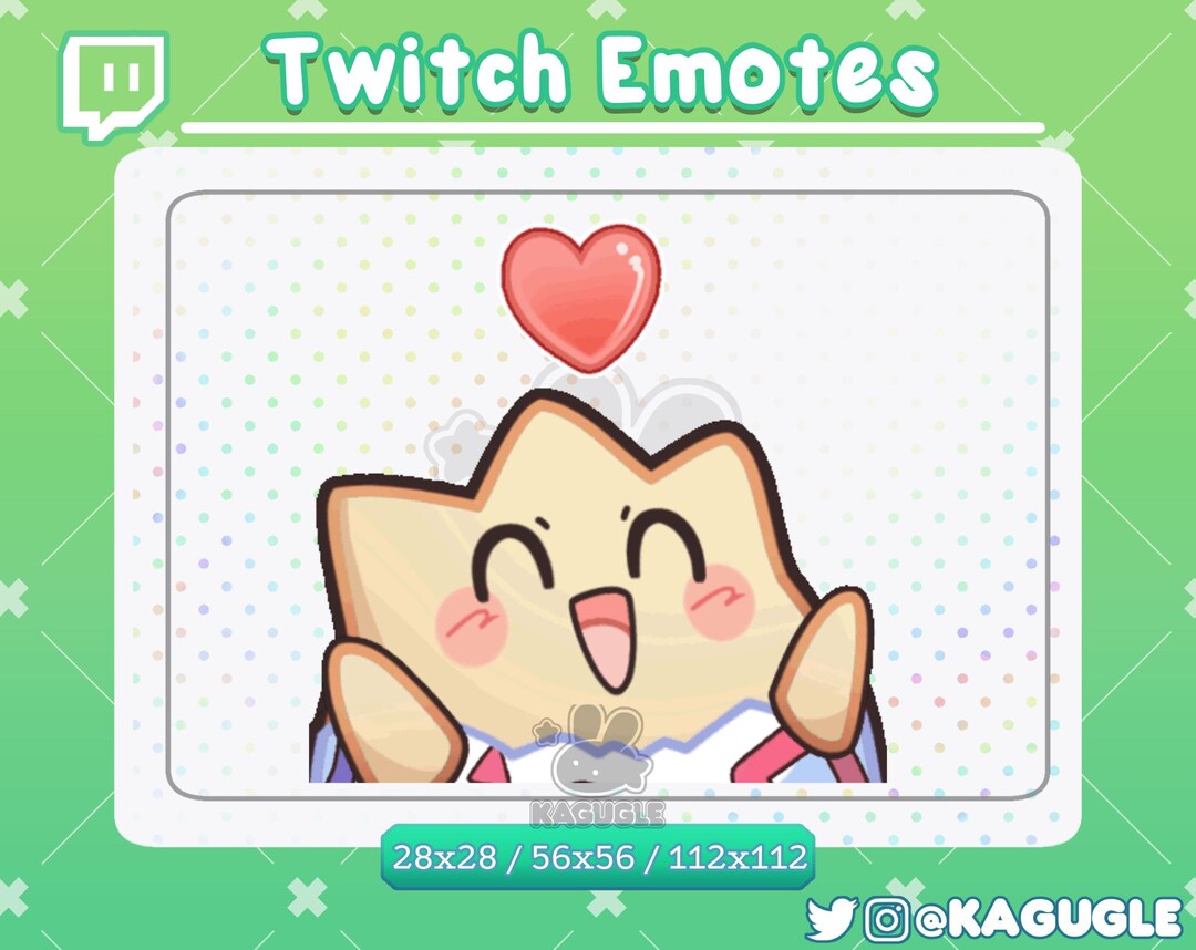 Togepi Sweet Kiss Animated Twitch Emote - Etsy