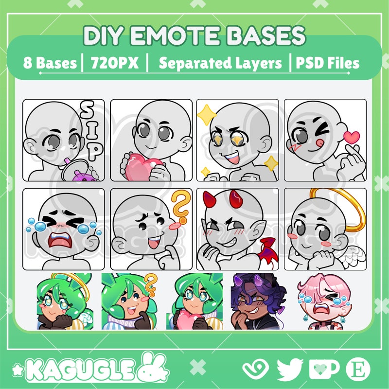 Chibi Bases - Etsy