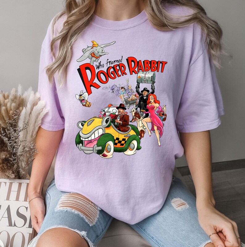Roger Rabbit Retro Shirts, Who Framed Roger Rabbit Characters Shirt ...