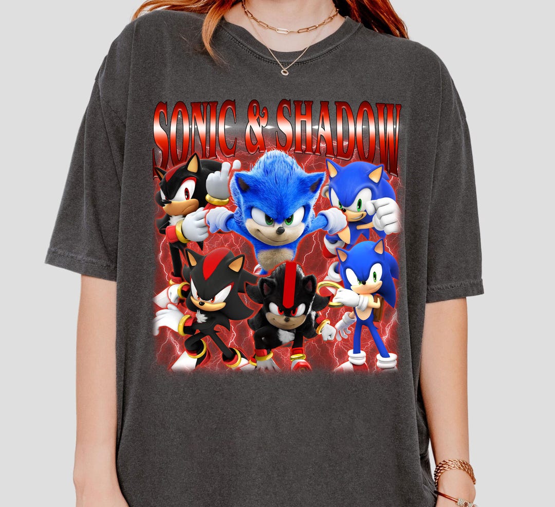 Sonic Shadow the Hedgehog Shirts, Sonic the Hedgehog 3 Shirt, Sonic ...