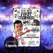 Rock N Roll First World Tour Birthday Party Digital Invitation ...