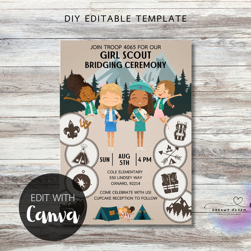 Girl Scout Bridging - Etsy