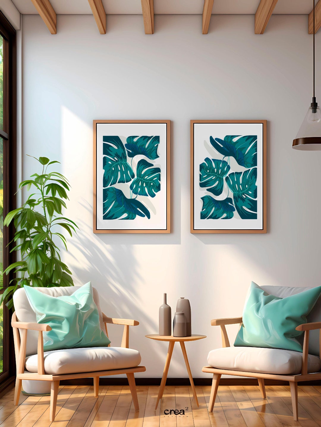 Vegetation Print/botanical Print/wall Art Decor/modern Papercut Decor ...