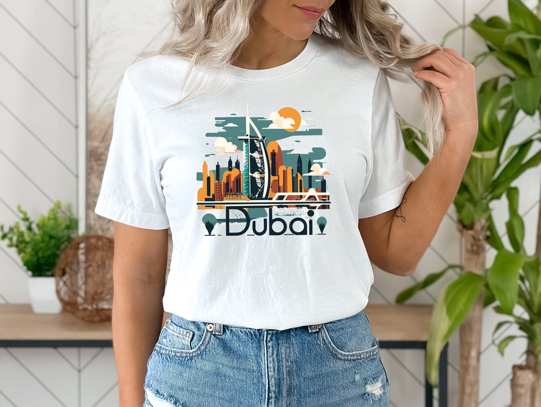 Dubai T-shirt Premium, Arab Emirates, Tourists and Visitors, Gift for ...
