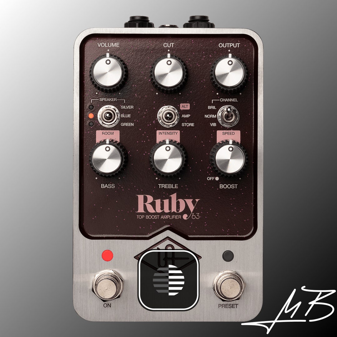UAFX Ruby 63 - Neural Capture Edge of Breakup Singlecoil + Humbucker ...
