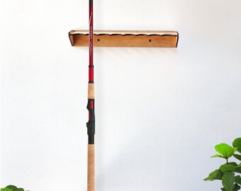 Vintage Fishing Pole GERMINA Fishing Rod Cork Handle German Fishing Rod ...