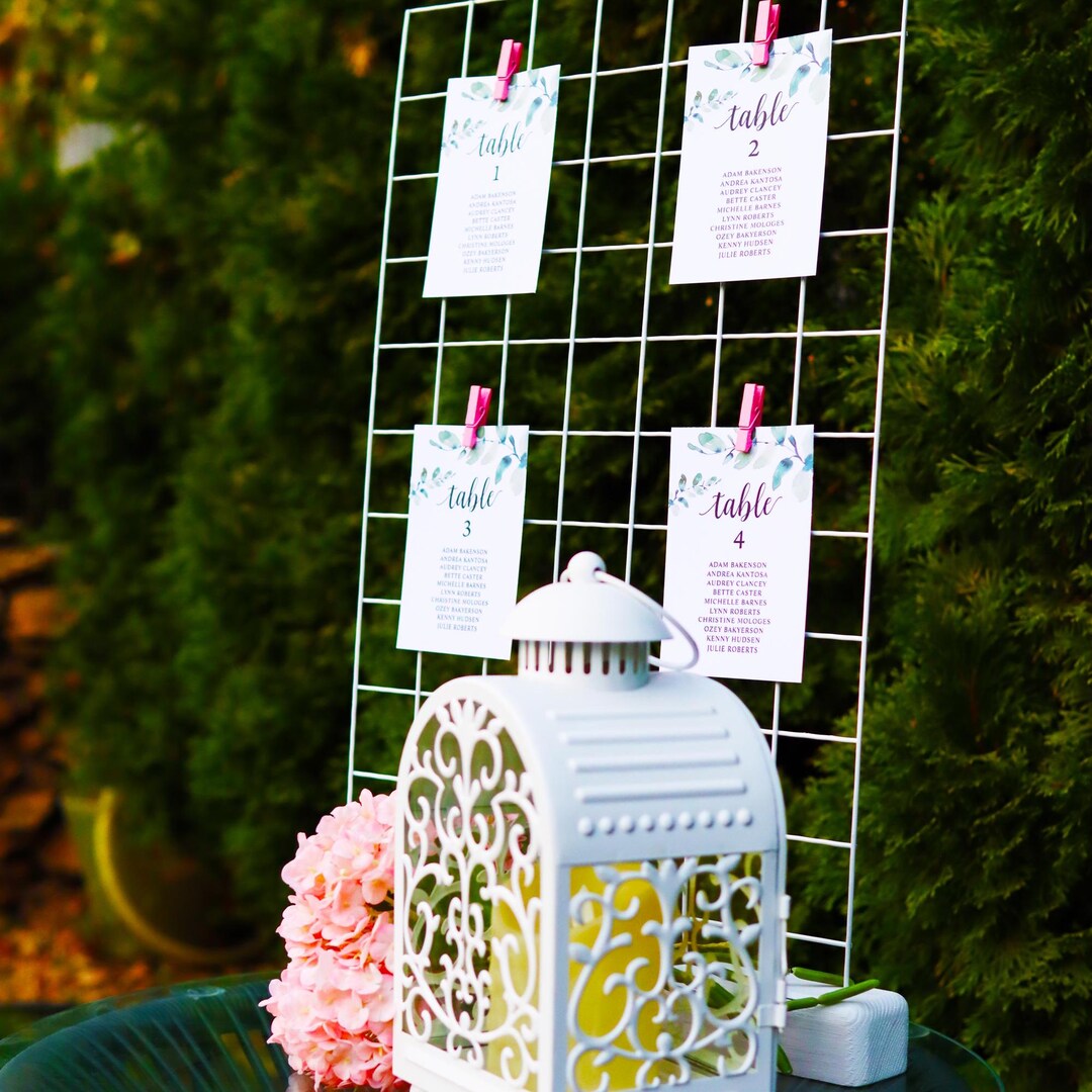 Tabletop Photo Grid – Moodboard Memo Stand With Free Clips, Elegant ...