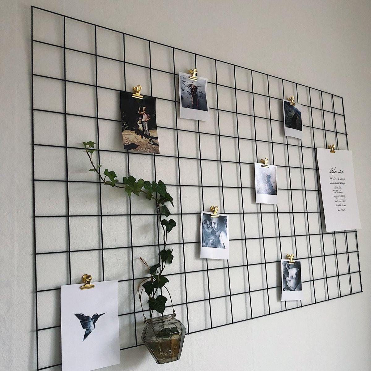 Student Organizing Memo Stand, Wall Hanging Nonice Board, Meshed Grid ...