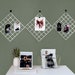 Large Wire Grid, Metal Memo Board Combo, Polaroid Wall Grid & Plant ...