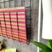 Large White Wire Wall Grid With Metal Book Shelf, Polaroid Display ...