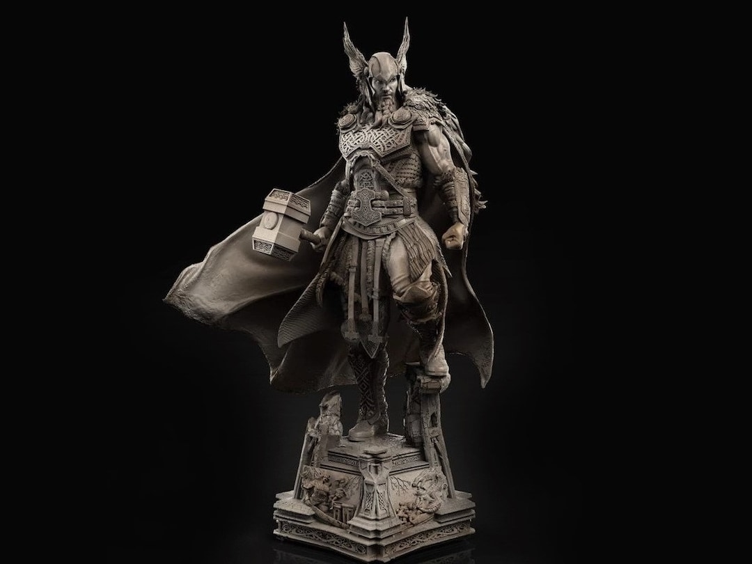 Thor Stl 3D-Modell zum Drucken, Figuren-STL, Statue-STL, 3D ...