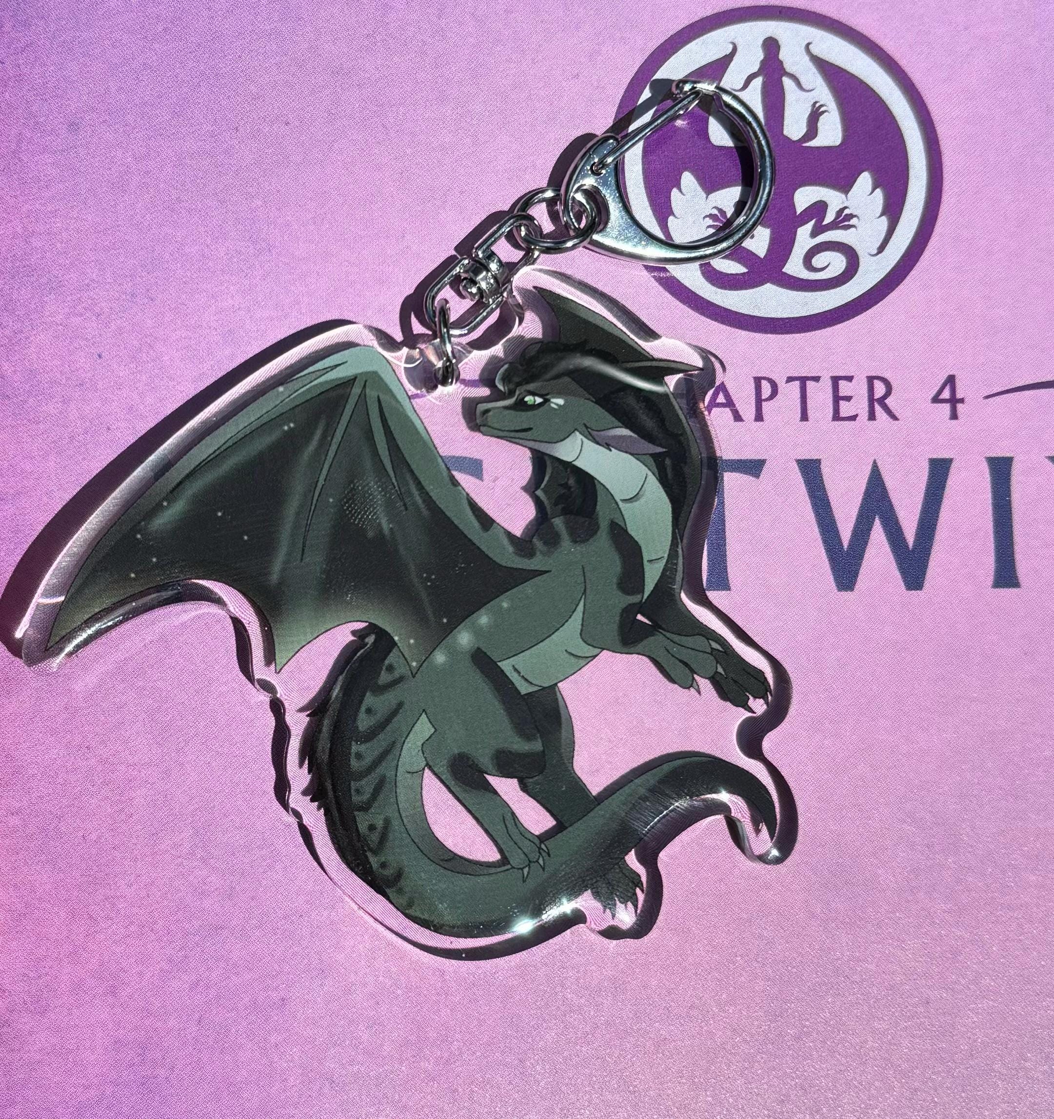 Jade Winglet Epoxy Keychains | Wings of Fire - Etsy