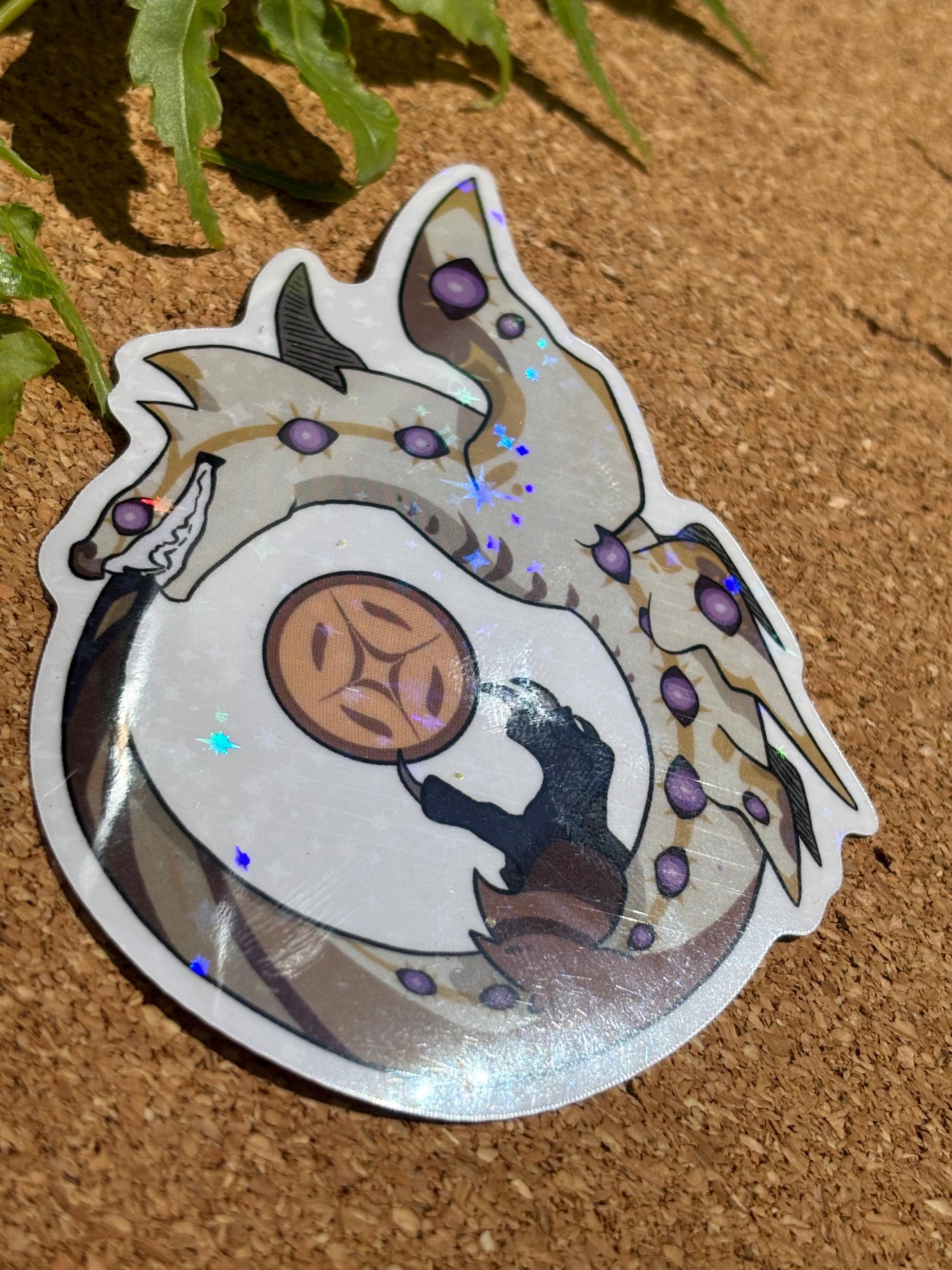Creatures of Sonaria | Ouratum Holographic Star Sticker - Etsy
