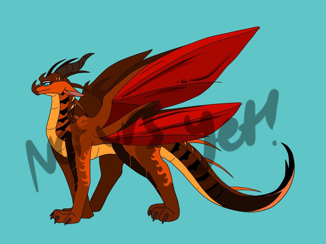 Wings of Fire Orange Hivewing Adopt - Etsy