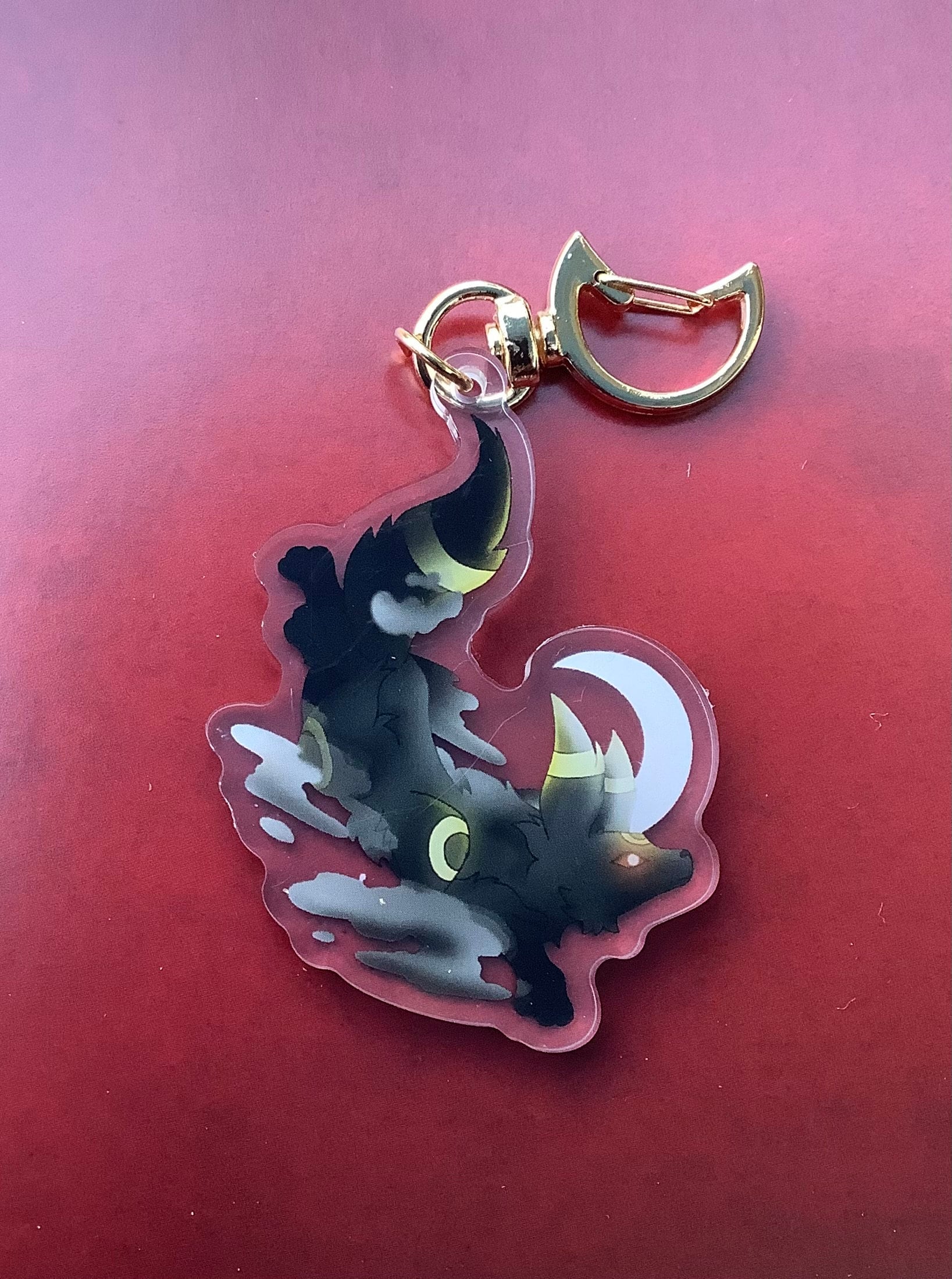 Umbreon Keychain Pokémon - Etsy