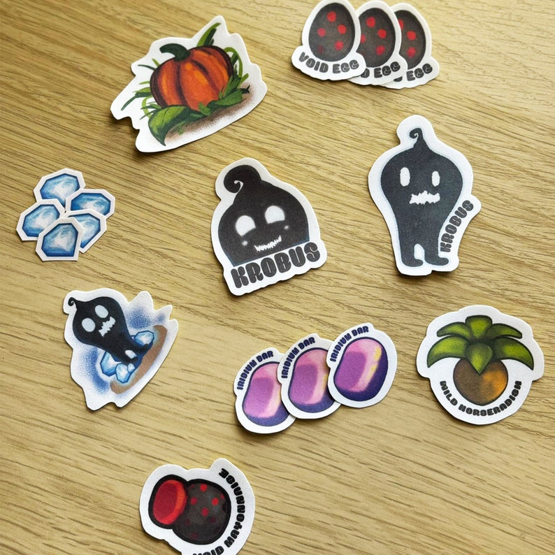 Stardew Valley Sticker Fan Art Set KROBUS Waterproof Stickers - Etsy