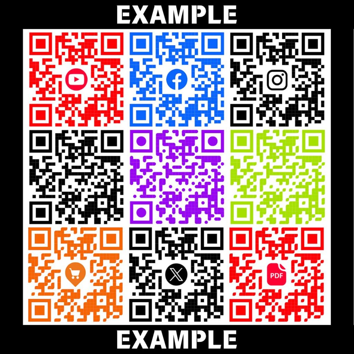 Custom QR Code Download for Business Website Qr Codes Logo Instant ...