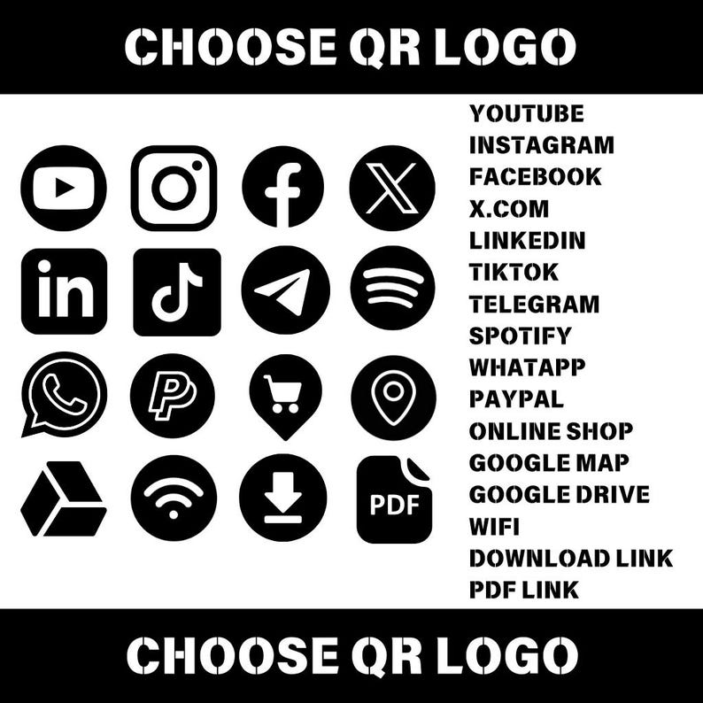 Custom QR Code Download for Business Website Qr Codes Logo Instant ...