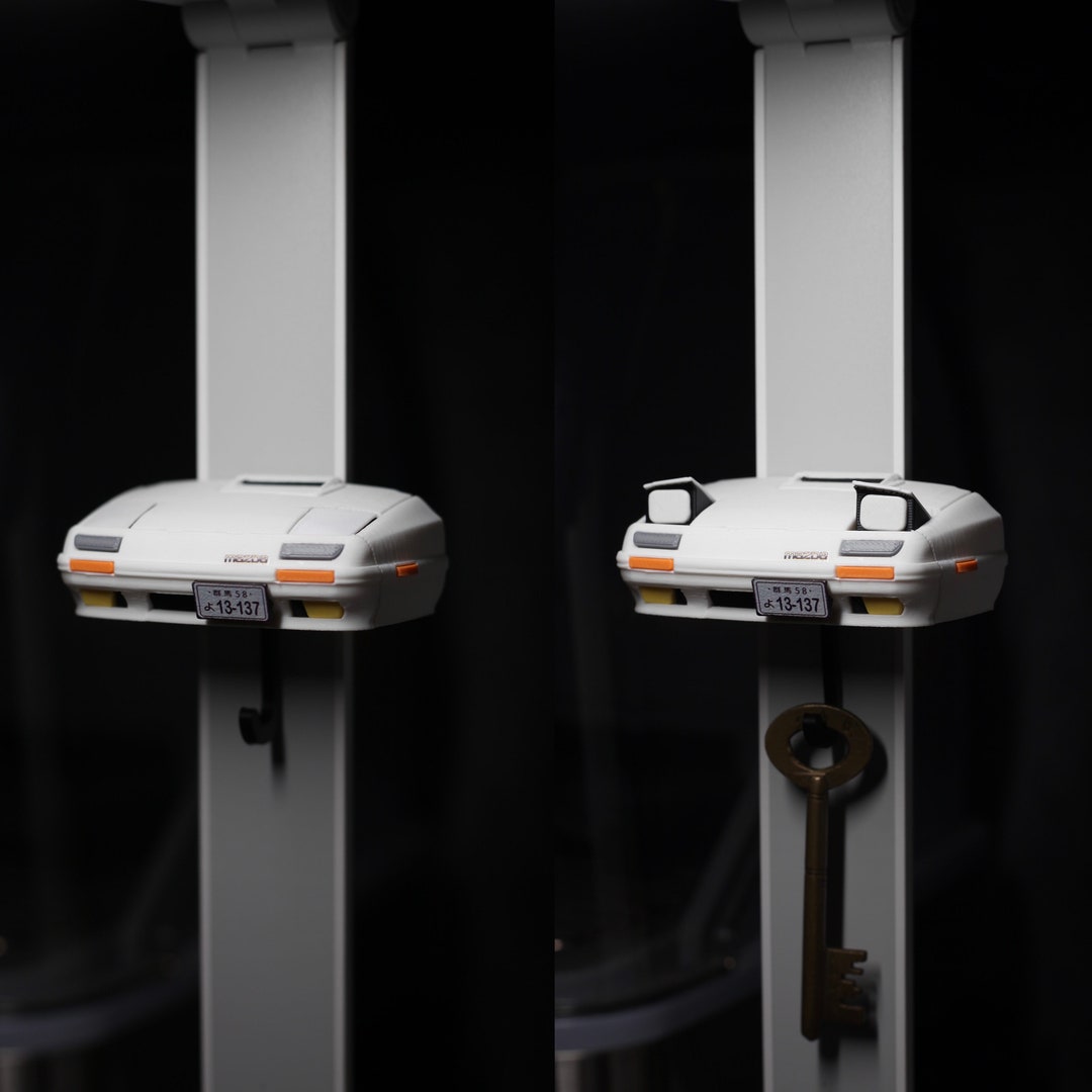 Mazda RX-7 FC 1985 (from Initial D) Key Holder With Headlight Pop Up ...