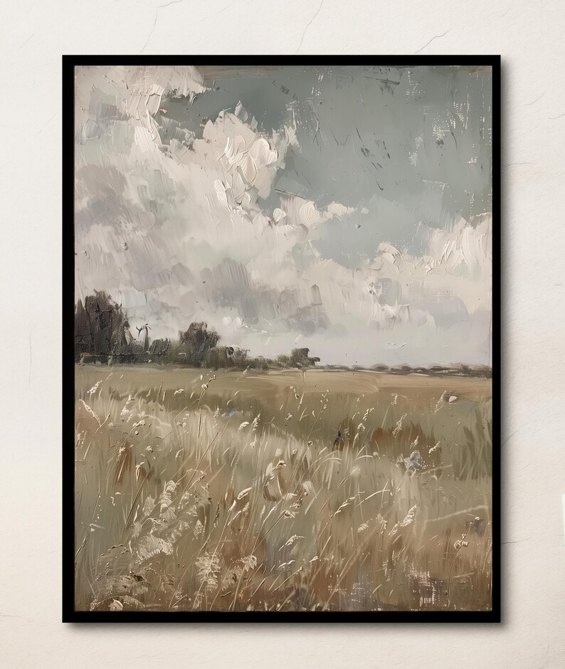 Digital Download Wall Art Print Summer Autumn Meadow Rural Country ...