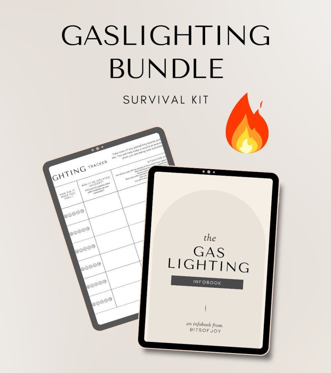 Gas Lighting Bundle Infobook and Tracker Mental Health Anxiety ...