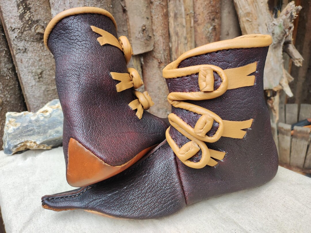 Hedeby / Haithabu Pointed Viking Shoes - Made on Order, All Handmade - Etsy