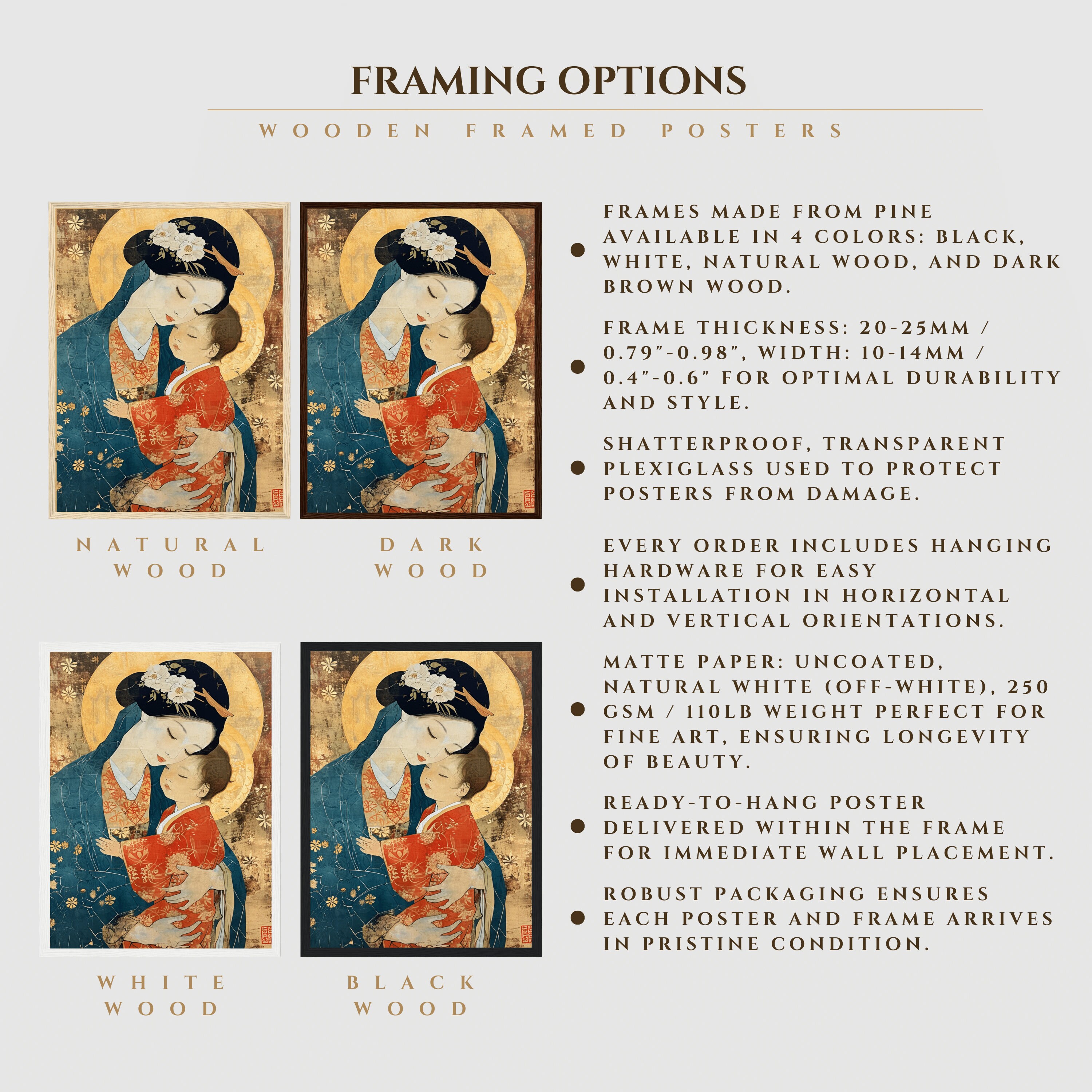 Japanese Madonna and Child by Ito Shinsui, Asian Mother Mary With Baby ...