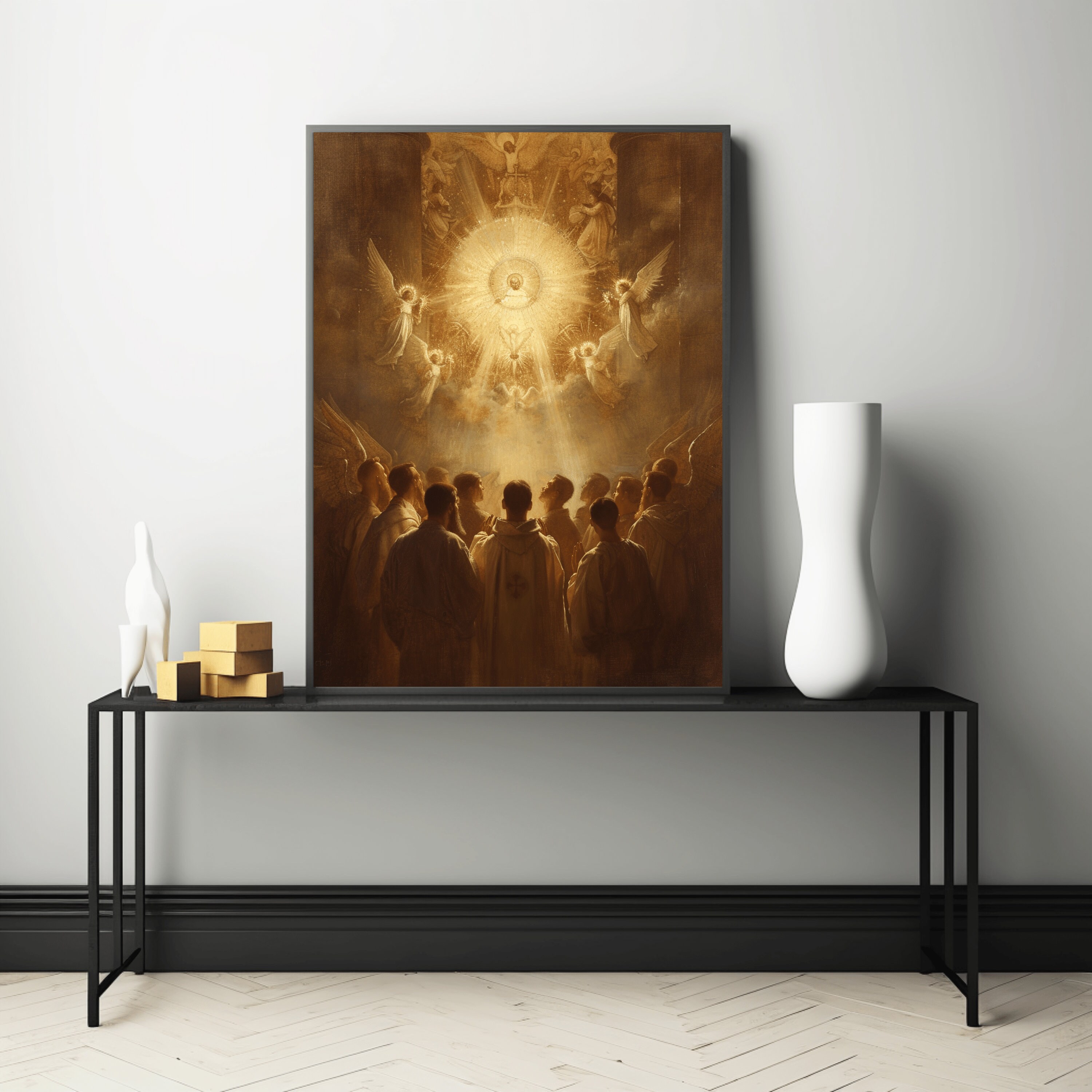 Eucharistic Adoration of the Blessed Sacrament by Arthur Hacker ...