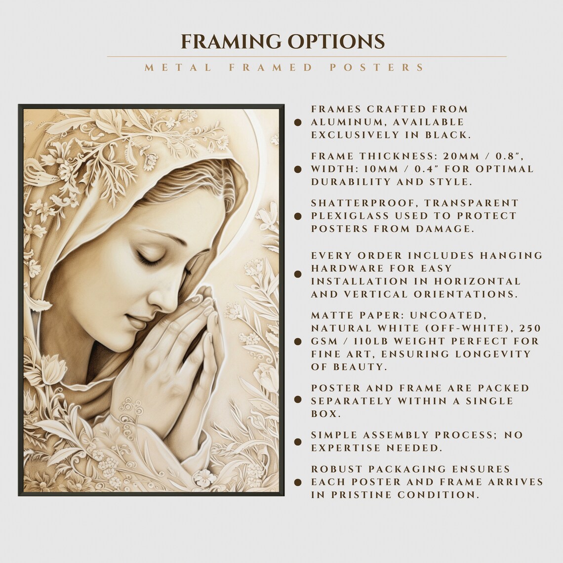 Our Lady of the Immaculate Conception Airbrush Drawing, Holy Virgin ...