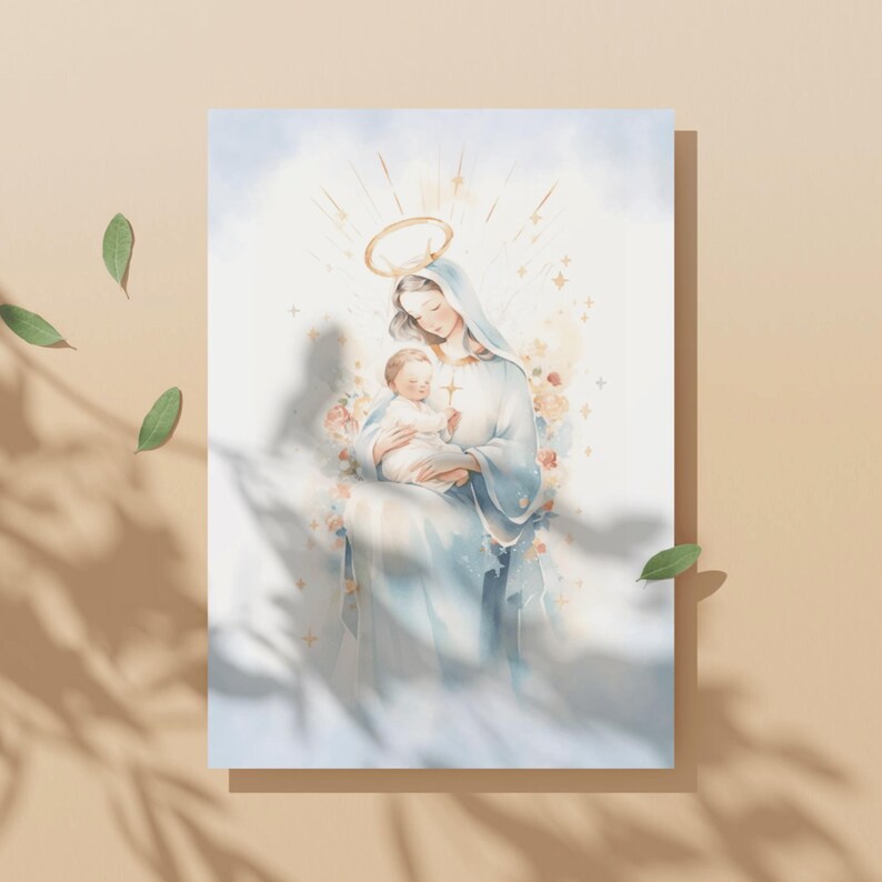 Estampa de oración de Nuestra Señora de la Divina Providencia ...