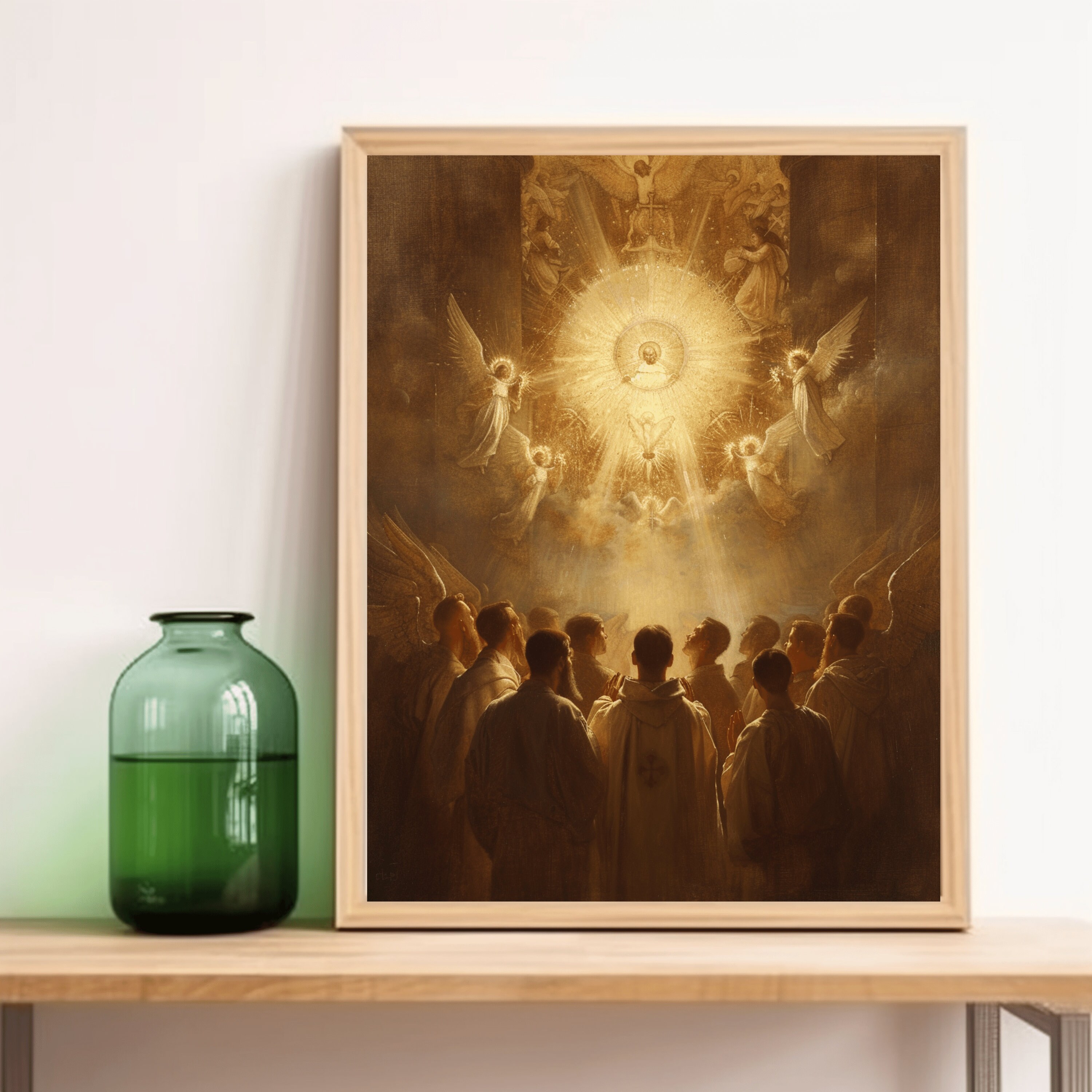 Eucharistic Adoration of the Blessed Sacrament by Arthur Hacker ...
