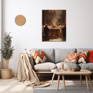 Church Mass Liturgy Representation by Arthur Hacker Poster, Renaissance ...