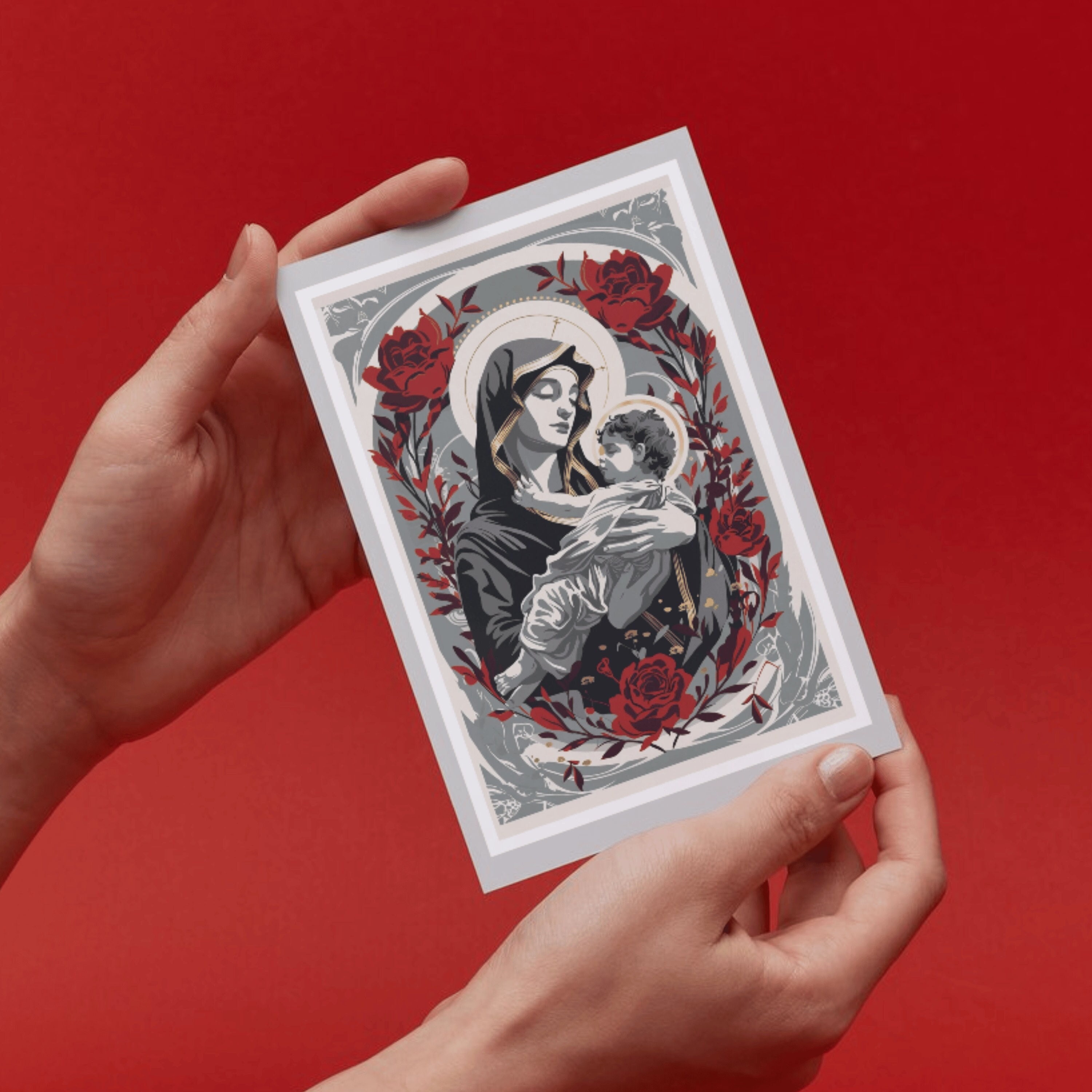 Our Lady of Perpetual Help Holy Card With Prayer on the Back, 4x6 ...