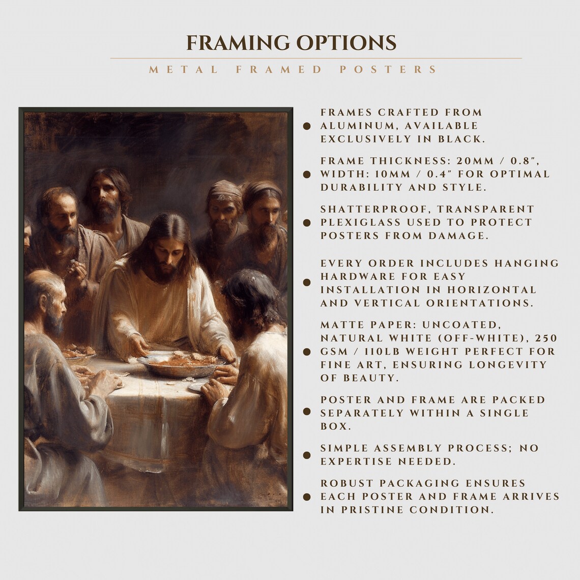 Last Supper Victorian Painting, Jesus Christ Passover Meal With ...