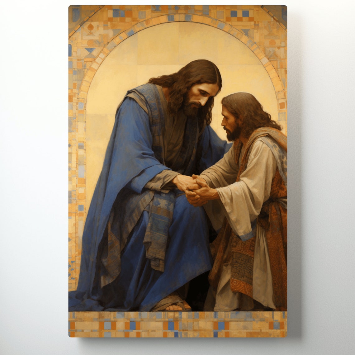 Parable of the Prodigal Son Gustav Klimt Poster, Symbolic Forgiving ...