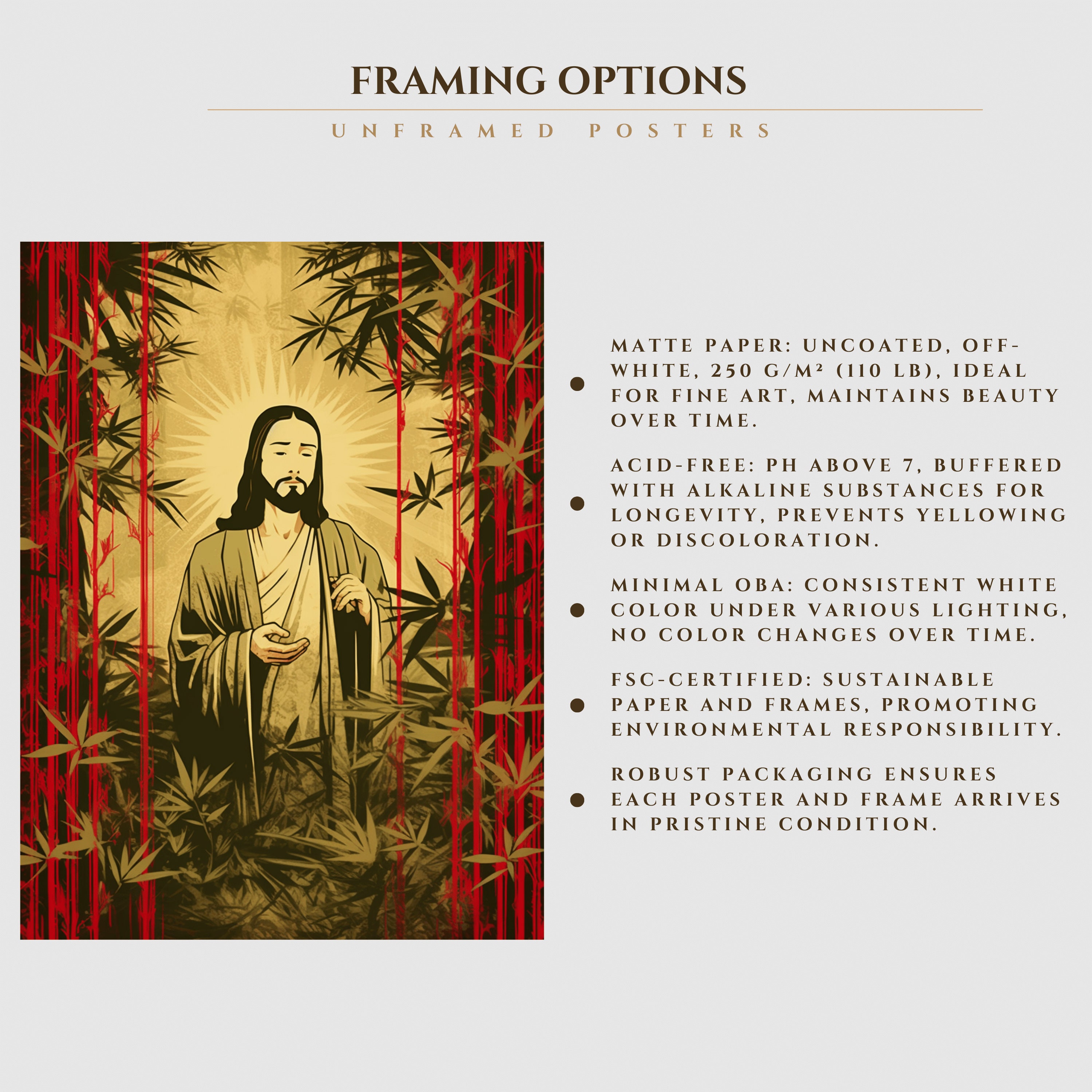 Asian Jesus Christ Sacred Heart Japanese Vintage Poster, South East ...