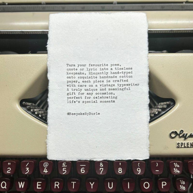 Typewriter Wedding - Etsy