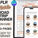 Road Trip Planner Printable Pdf Canva Template Planner Digital ...