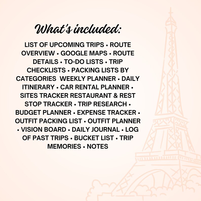 Road Trip Map Family Vacation Itinerary Template for Family Road Trip ...