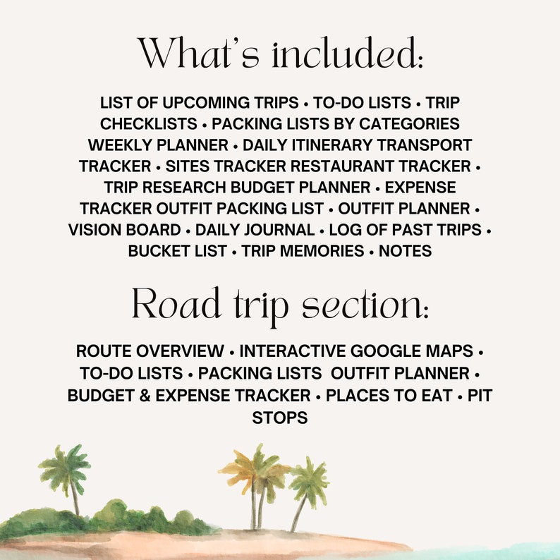 Summer Holiday Planner Template Digital Travel Journal Goodnotes Canva ...