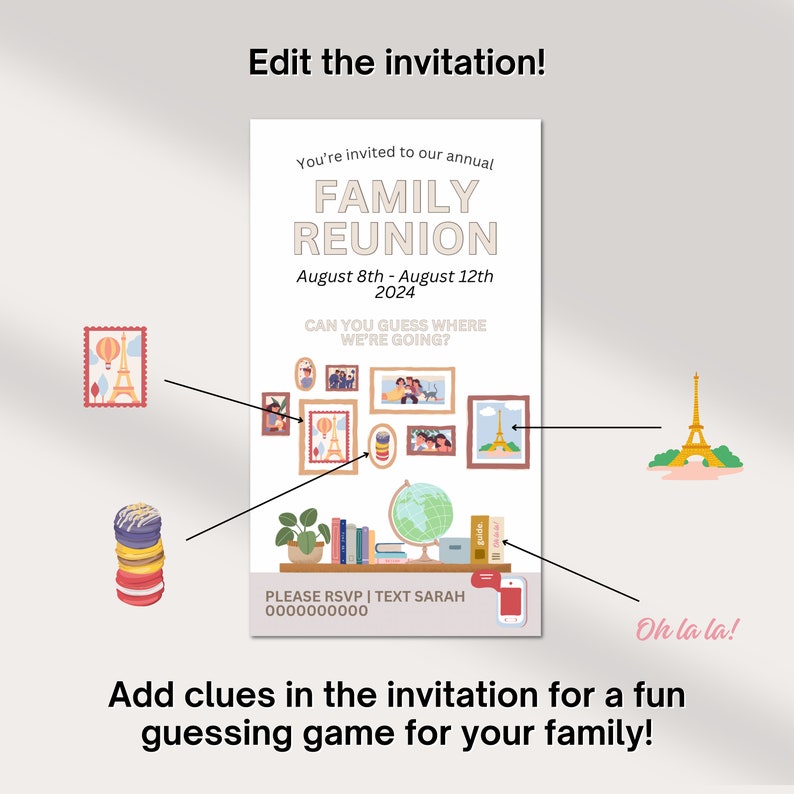 Family Reunion Planning Guide for Family Reunion Digital Planner Kit ...