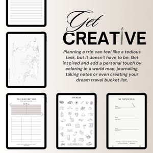 Digital Travel Itinerary Editable in Canva Planner PDF Printable Travel ...