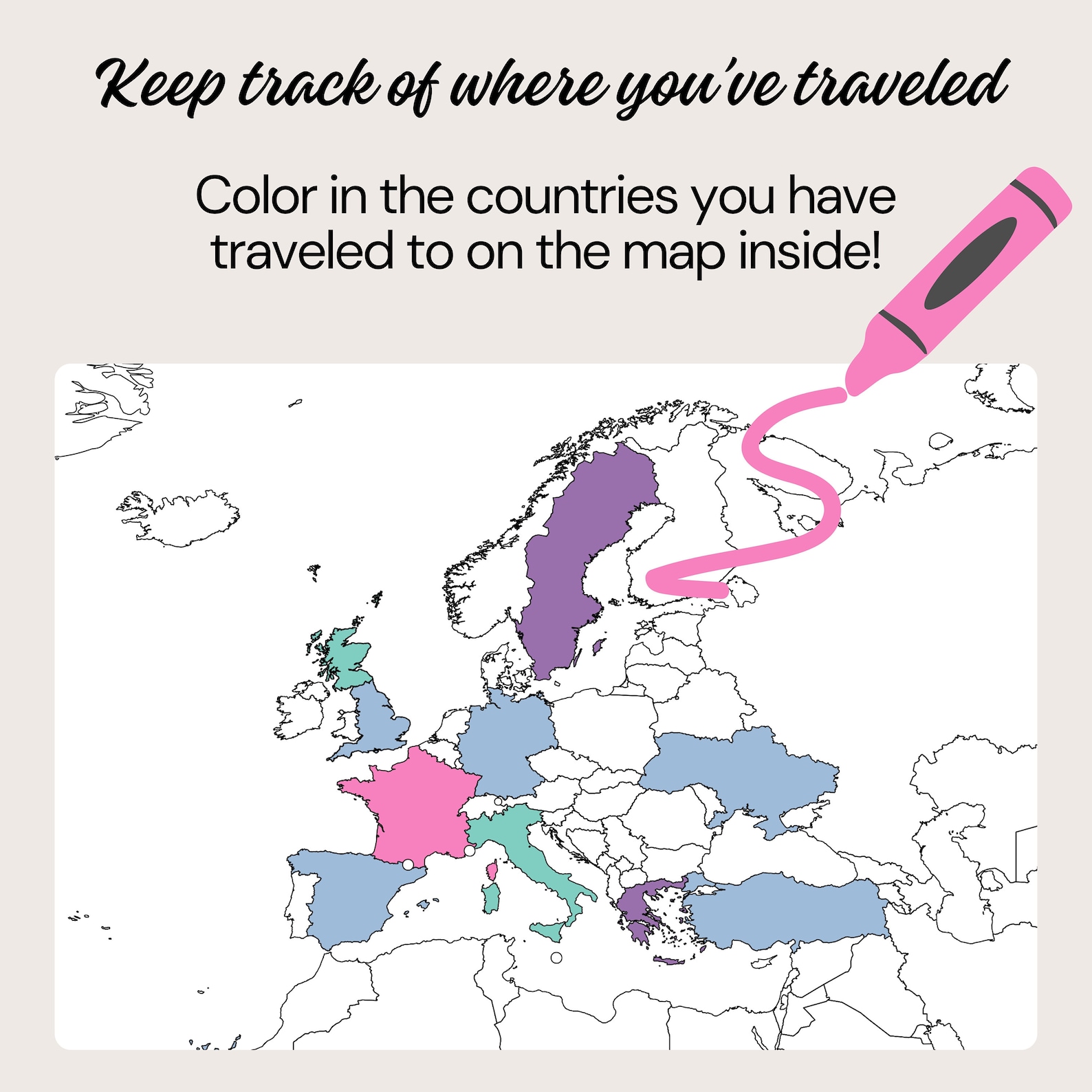 Road Trip Planner Printable Pdf Canva Template Planner Digital ...